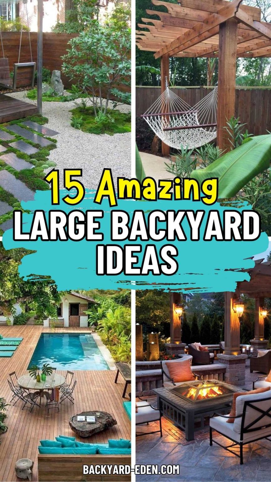 15 Jaw-Dropping Large Backyard Layout Ideas You Need to See! - Backyard ...